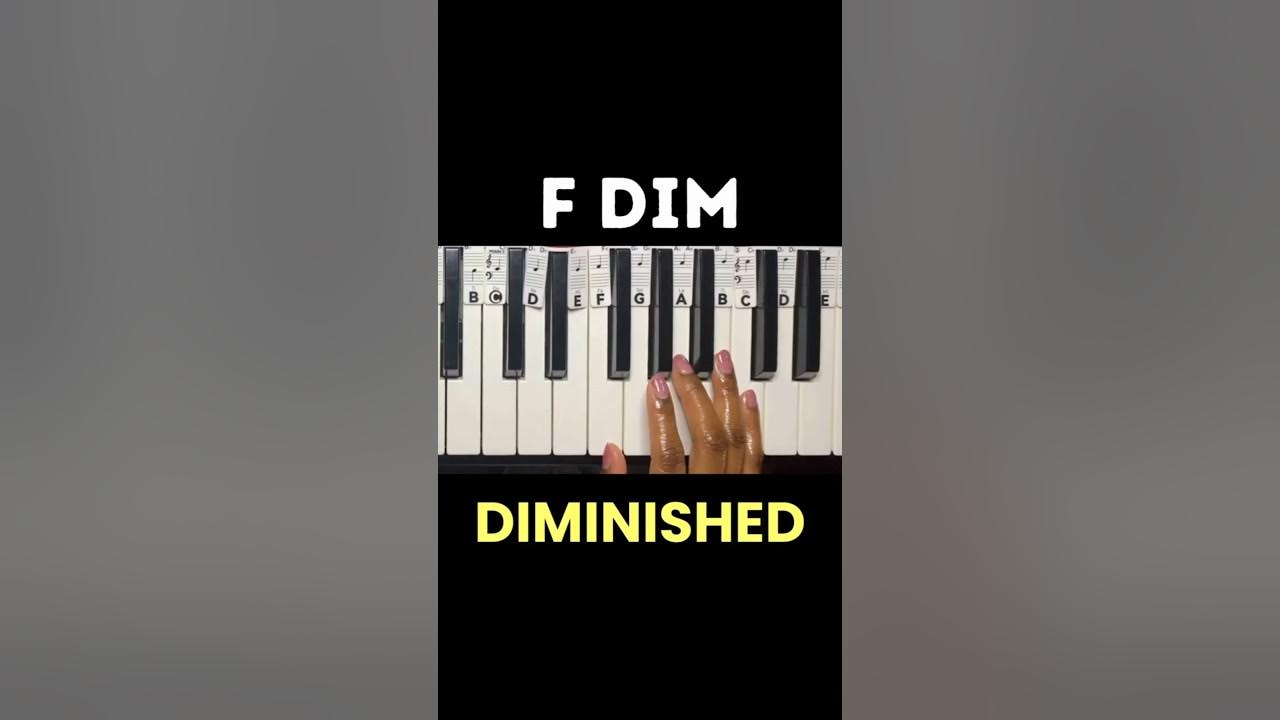 Learn how to play diminished chords on piano and elevate your sound ...