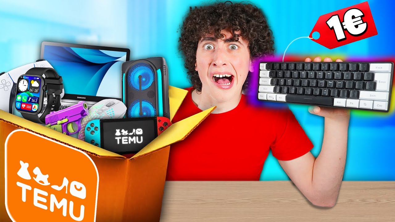 Ho comprato Tutti i GADGET DA 1 EURO di TEMU: FANNO SCHIFO? - YouTube