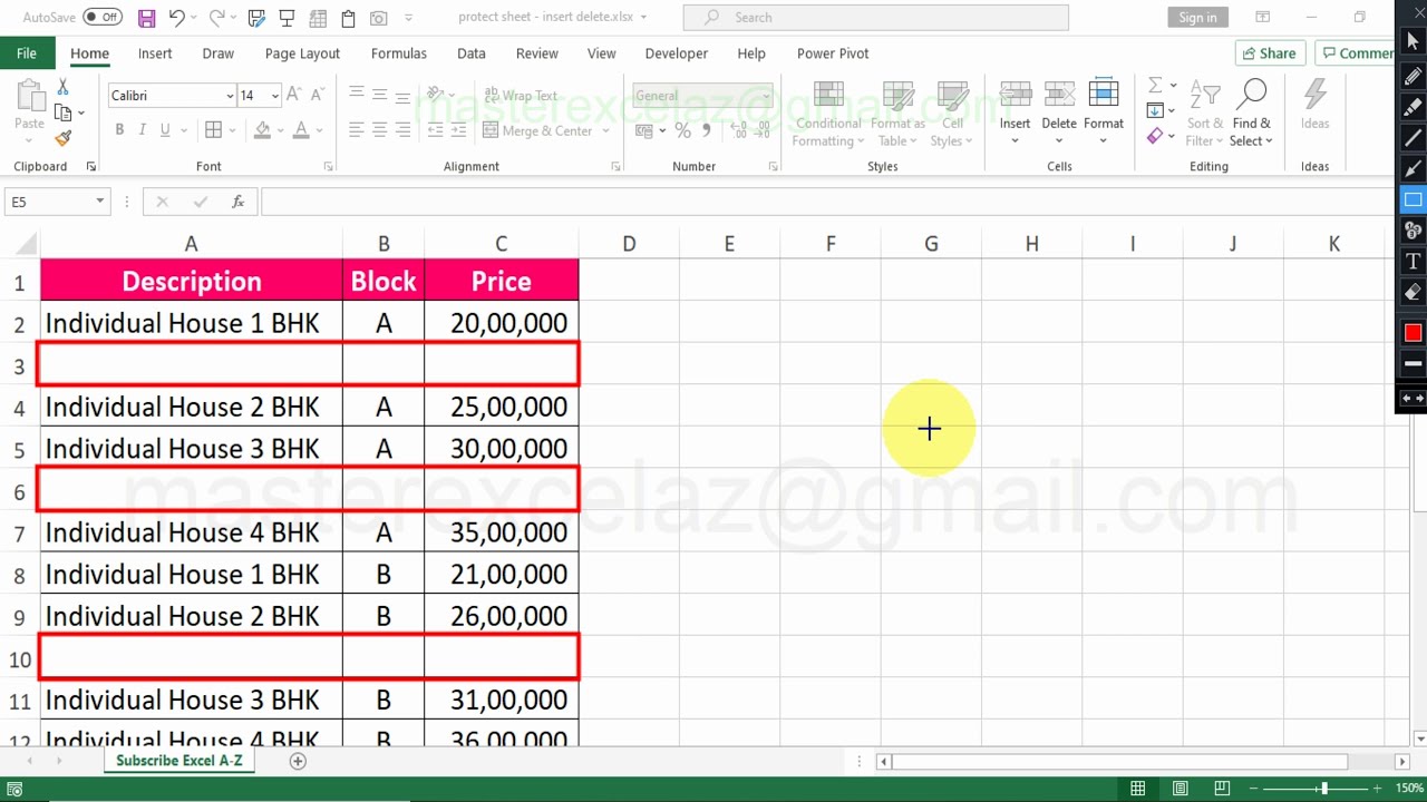 How To Insert Rows When Excel Worksheet Is Protected In MS Excel Office how-to-insert-rows-when-excel-worksheet-is-protected-in-ms-excel-office