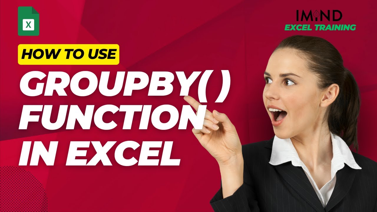 How to use the Groupby() function in Microsoft Excel - YouTube