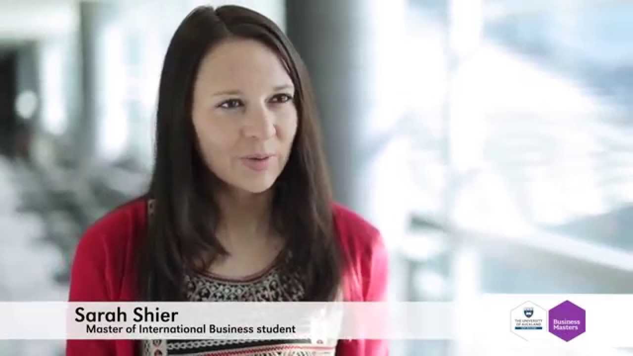 The University of Auckland Business Masters - Sarah Shier (Part 3 ...