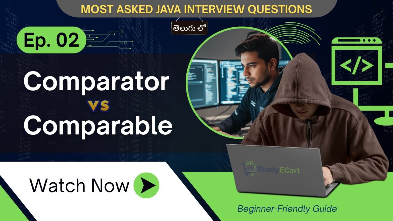 Comparator vs Comparable in Java - MOST ASKED Interview Question! - YouTube