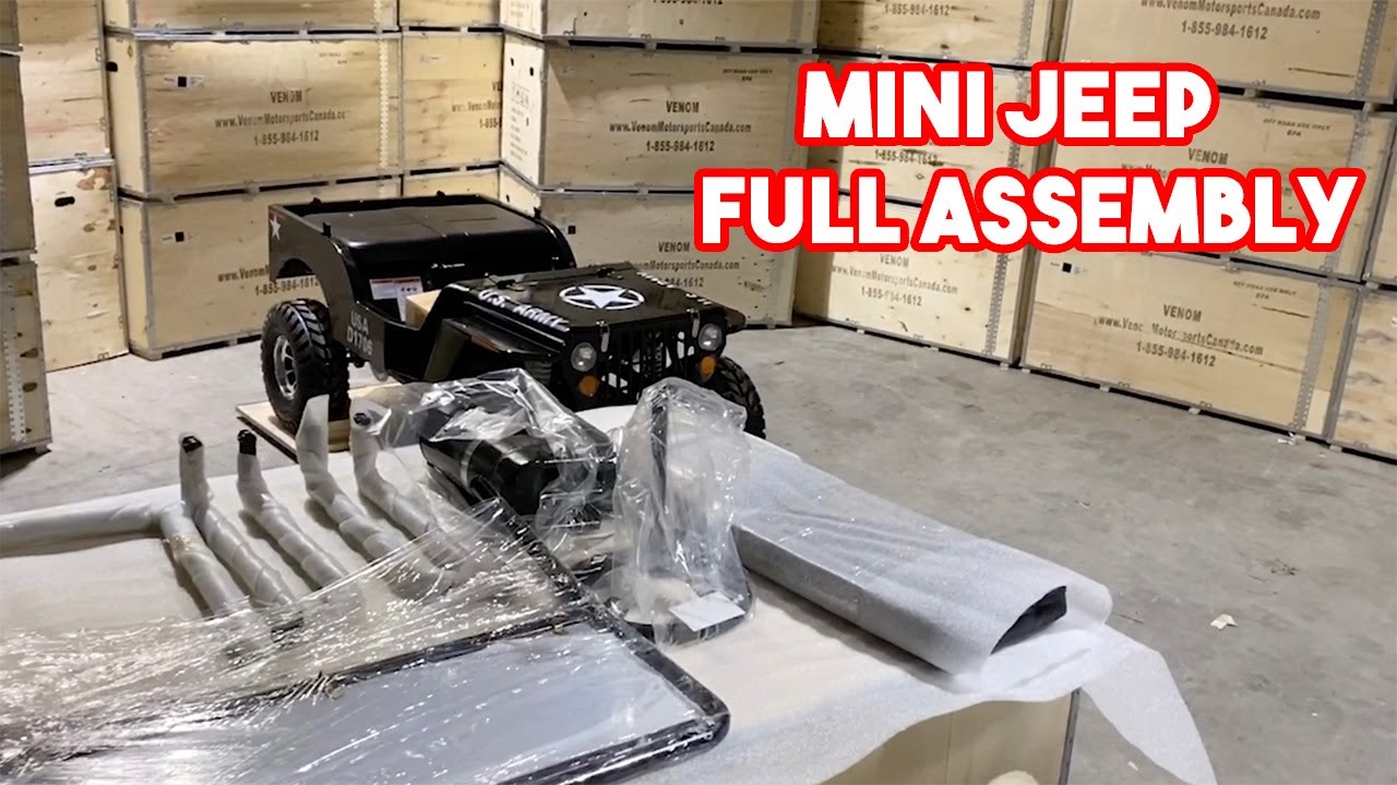 FULL ASSEMBLY: Venom Motorsports Mini Jeep 125cc - YouTube