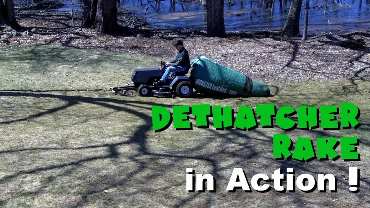 Dethatcher Attachment, Free Plans: Build it for ~ $20 - YouTube