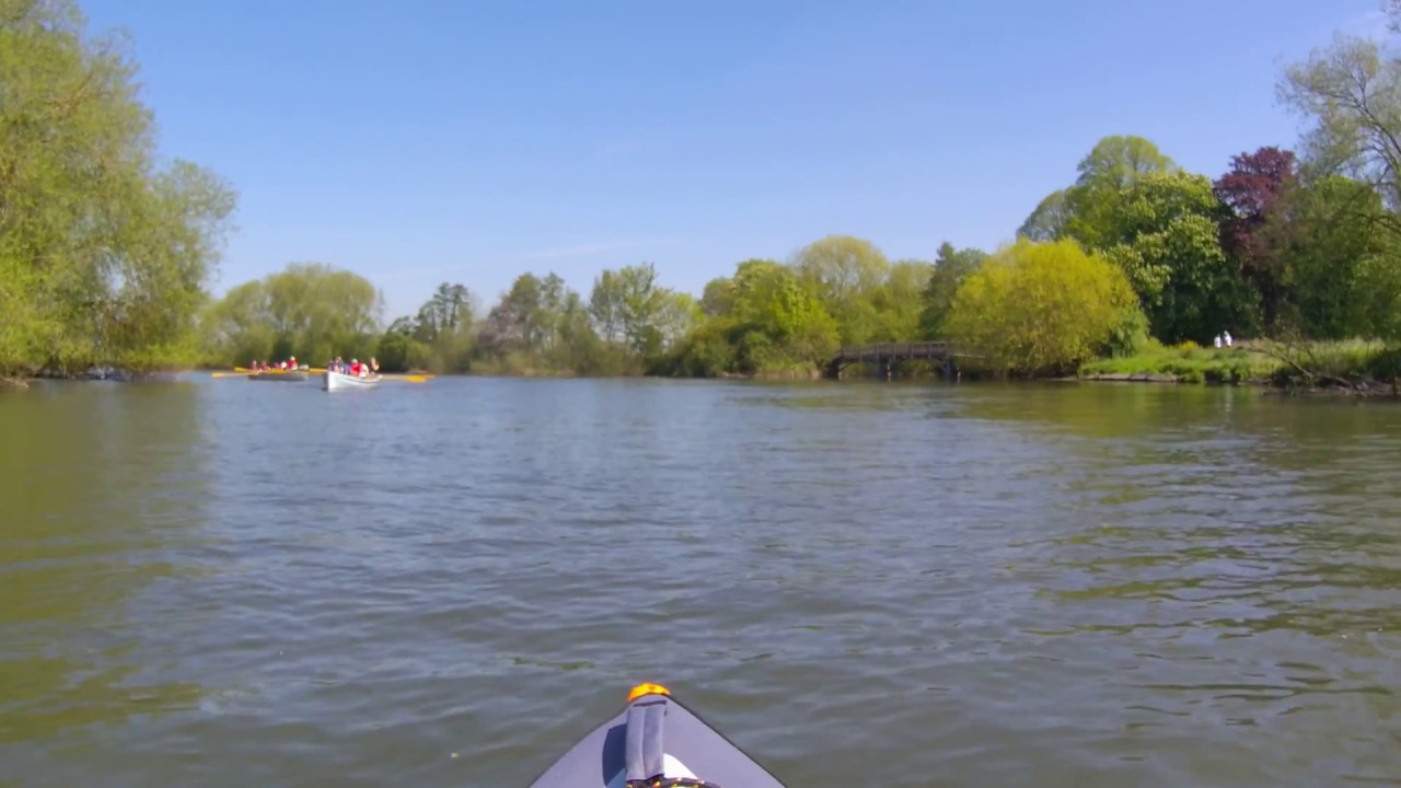 Kayak trip on River Thames test 1 - YouTube