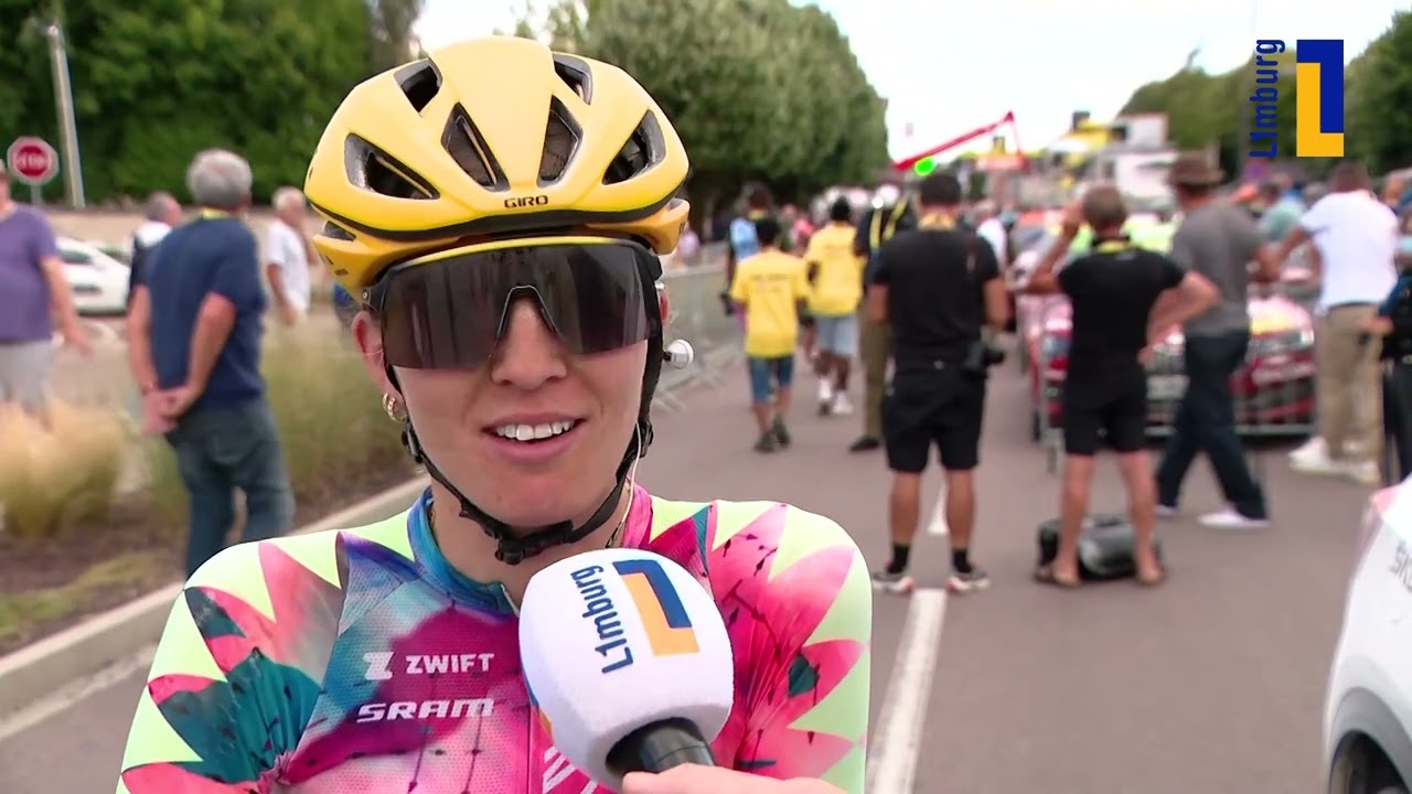 Pauliena Rooijakkers in Tour de France Femmes met Canyon-SRAM - YouTube