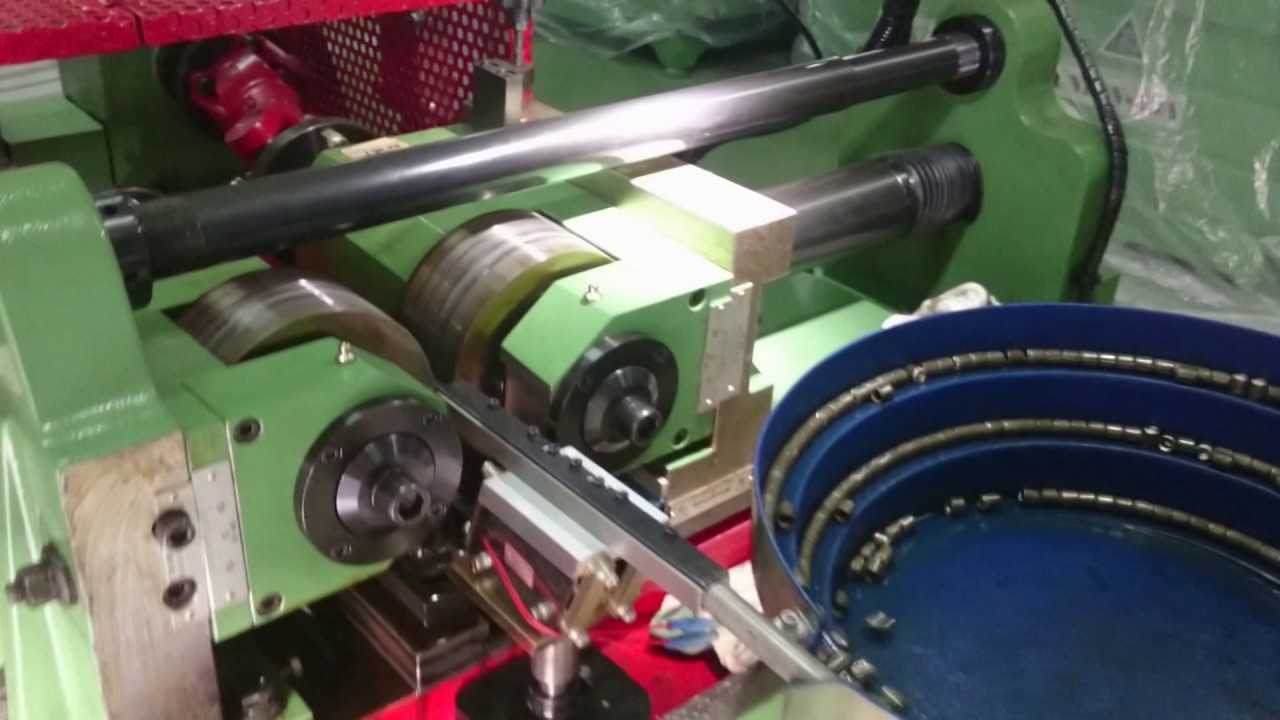 UNIFY thread rolling - set screw threading for UM-30, trial run (KIM ...