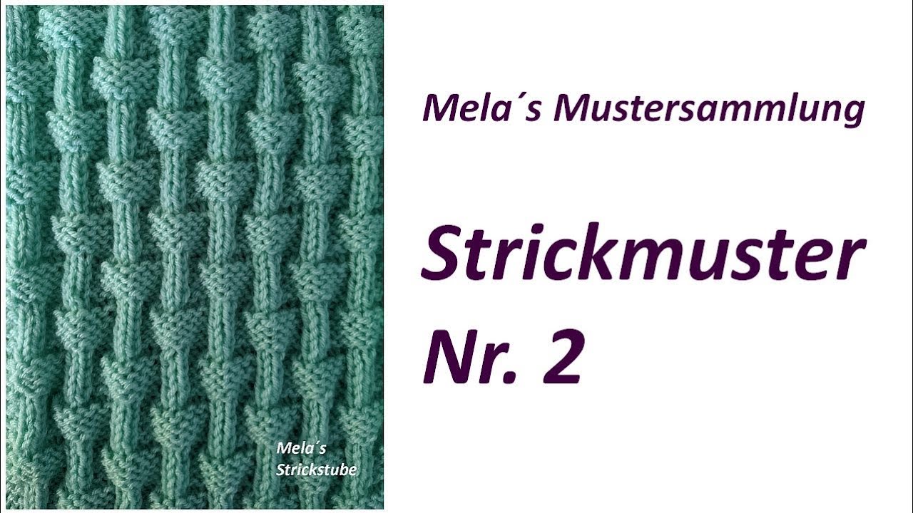 Strickmuster Nr. 2 - Muster in Reihen stricken / einfaches rechts/links ...