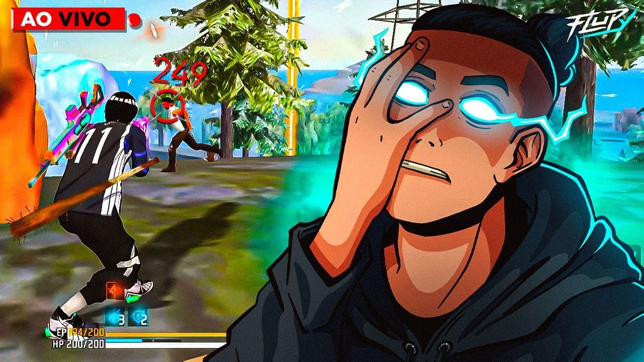 💙 FLUPY AO VIVO 💙 RANQUEADA ELITE SOLO VS SQUAD! 💙 FREE FIRE AO VIVO 💙 ...