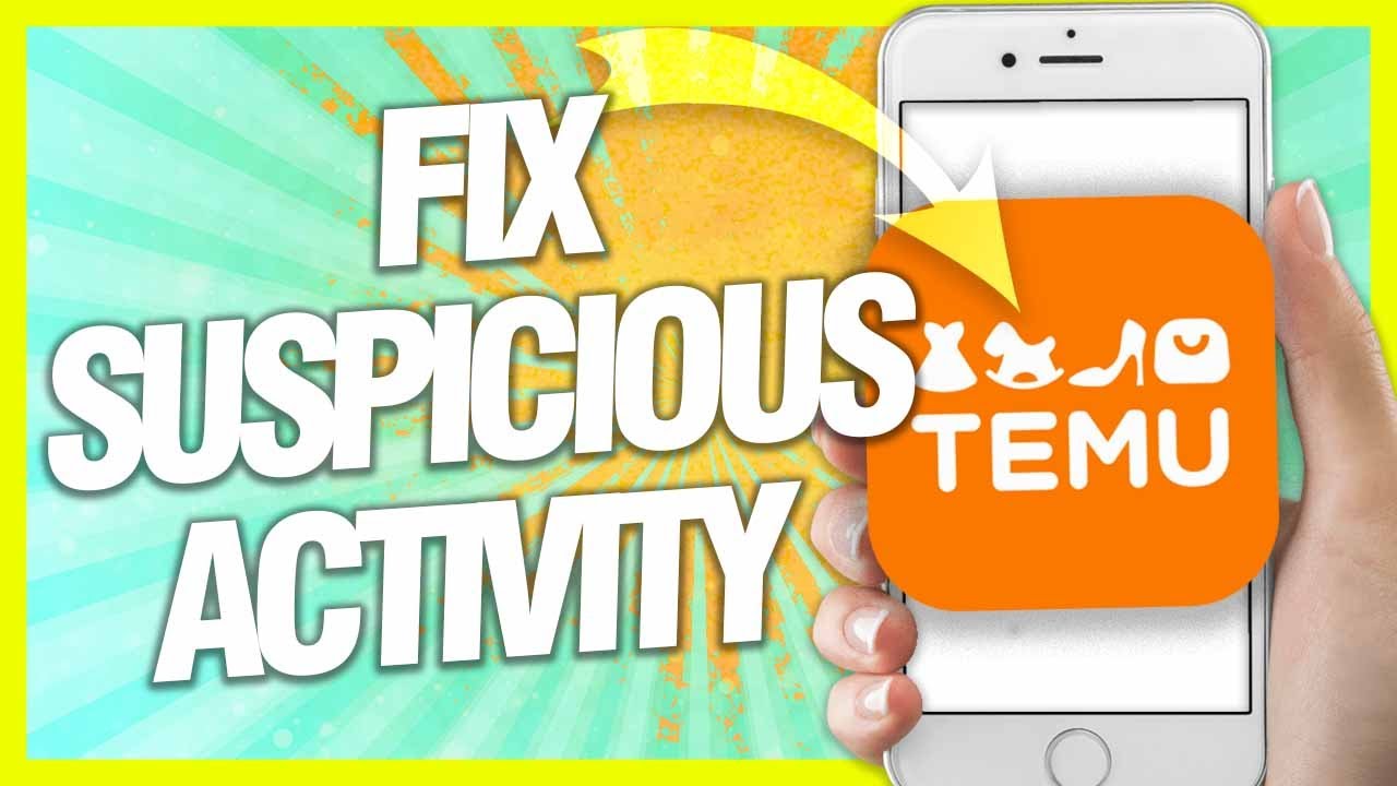 Fix And Solve Temu Suspicious Activity( Easy Solution ) - YouTube