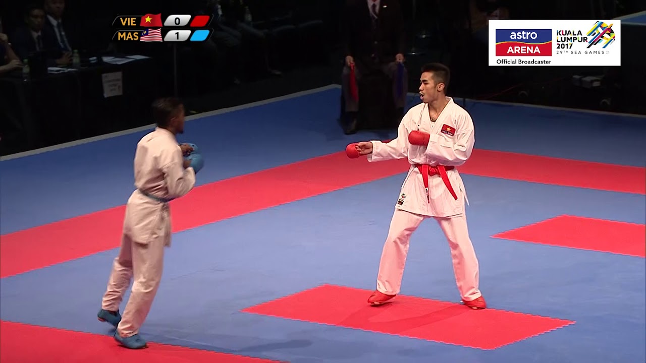 PREM KUMAR | Karate | Kumite | Below 55kg | KL 2017 | Astro Arena - YouTube