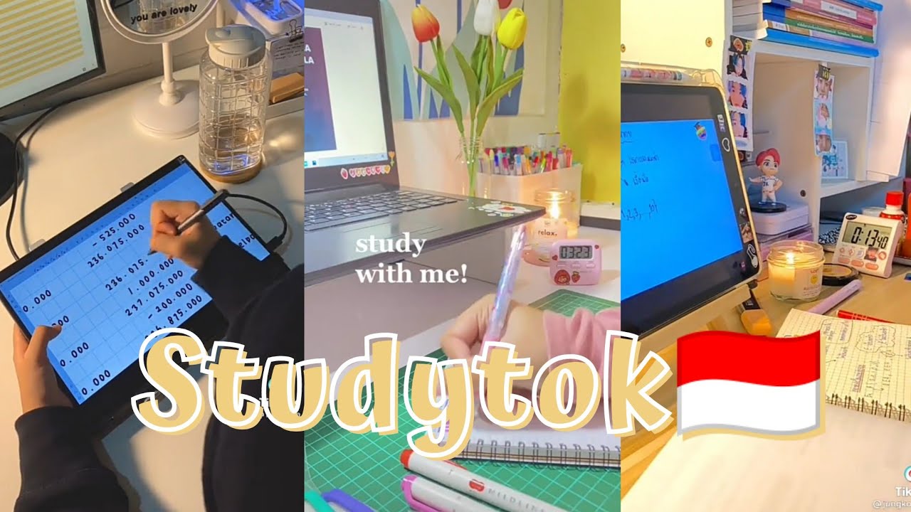 studytok🇲🇨| kumpulan tik tok study with me - YouTube