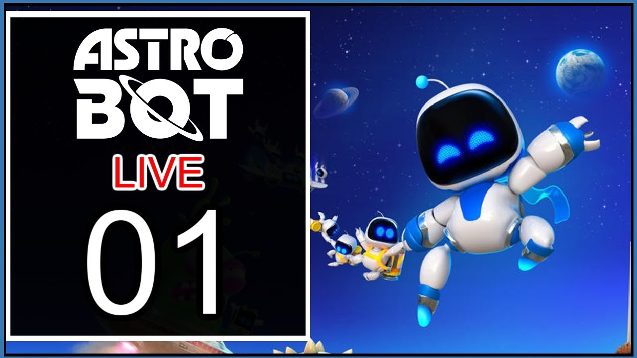 Cute robot do jumpy jumps (it's Astro Bot time) - YouTube