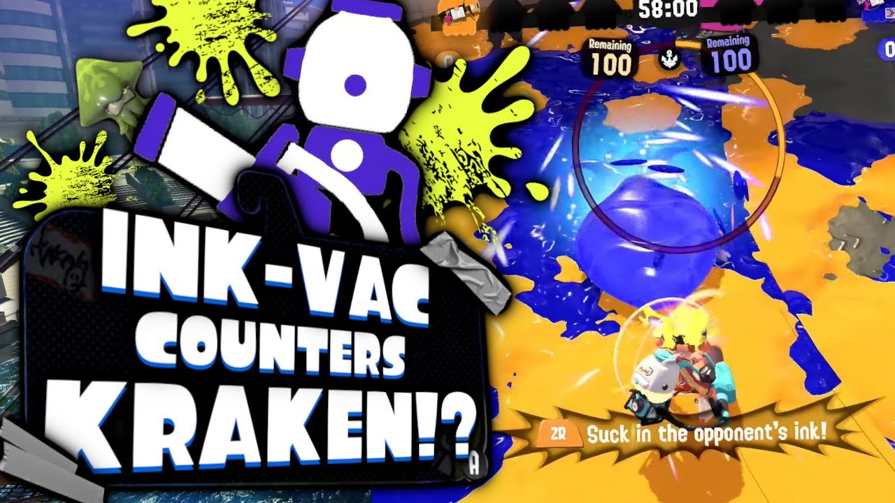 Ink Vac COUNTERS KRAKEN?! Splatoon 3 Mythbusters - YouTube