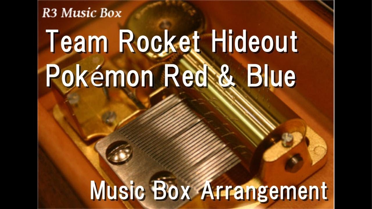 Team Rocket Hideout/Pokémon Red & Blue [Music Box] - YouTube