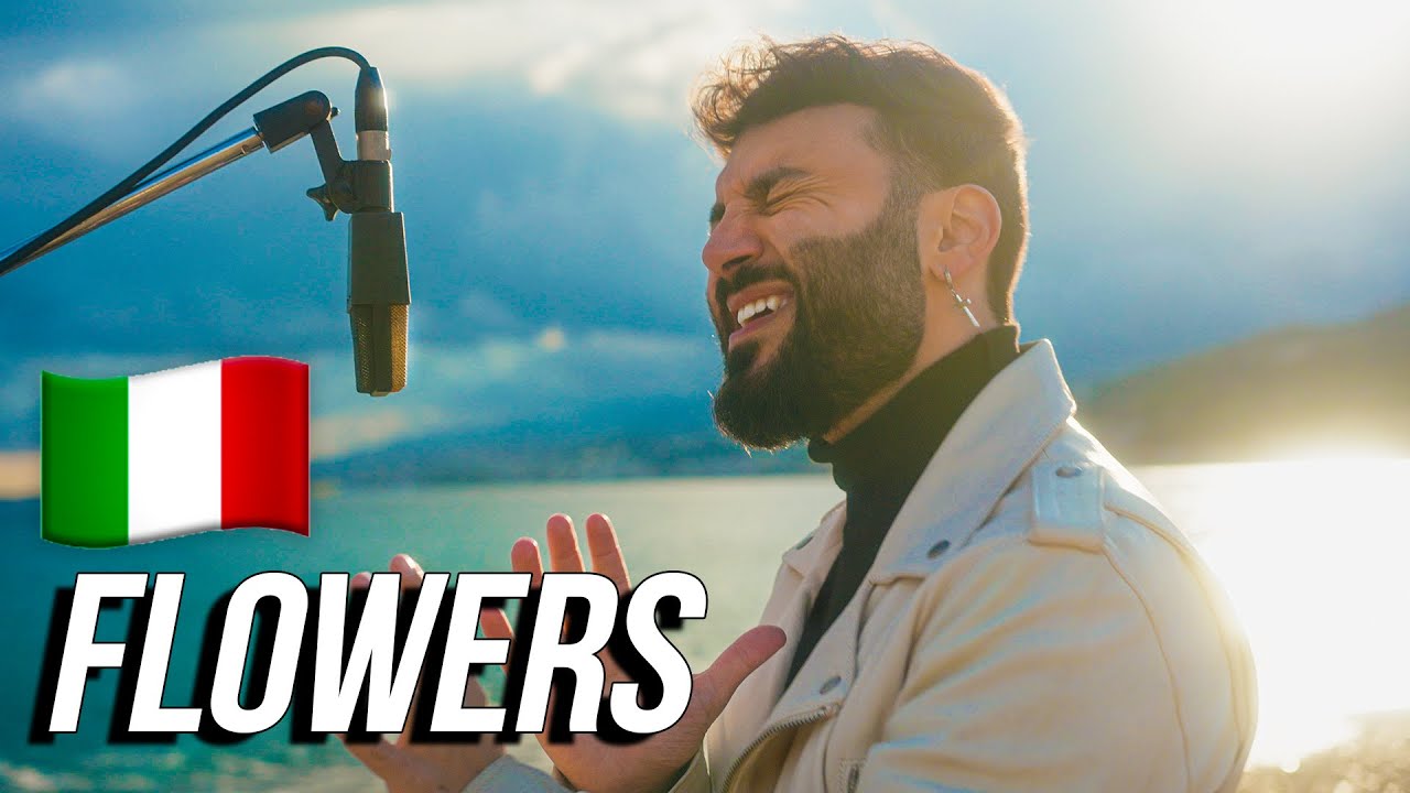 Flowers 🇮🇹 in ITALIANO (Stefano Germanotta) @MileyCyrus - YouTube