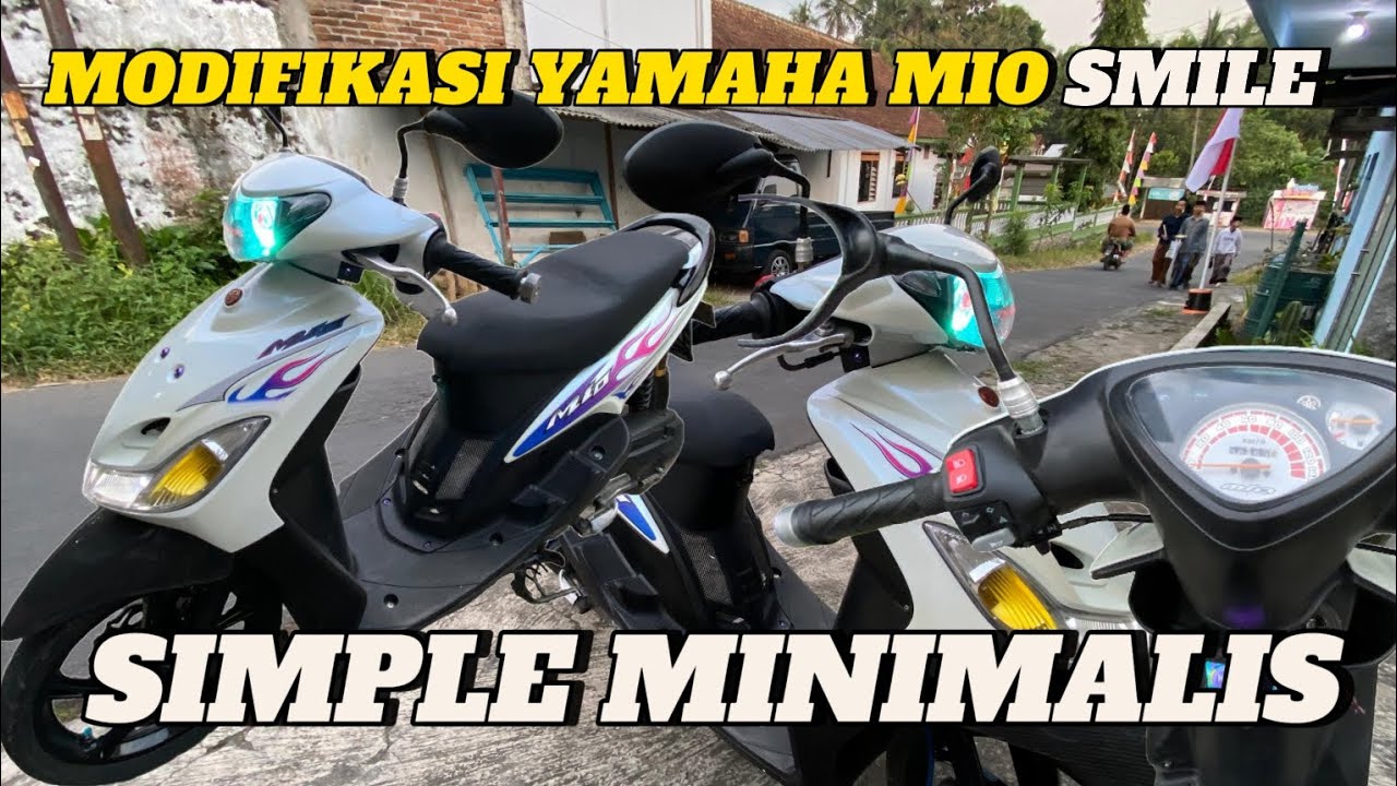 MODIFIKASI YAMAHA MIO SIMPLE MINIMALIS - YouTube