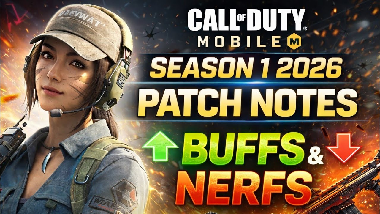 CODM Season 1 (2026) Patch Notes Are Out | All Buffs & Nerfs #codm #callofdutymobile - YouTube