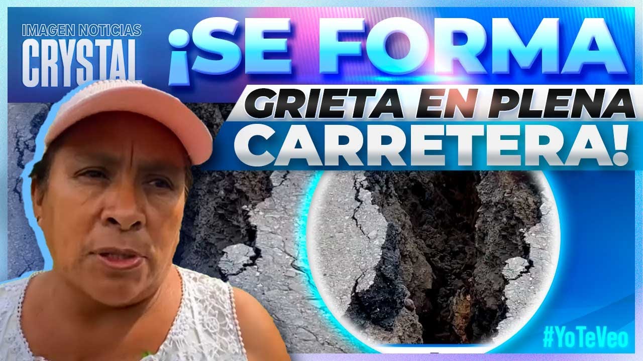 Se forma grieta en la carretera Tenango-Tenancingo | Noticias con ...