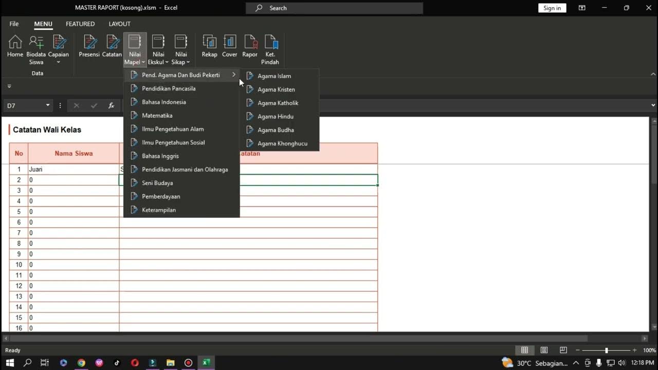 Tutorial Lengkap Penggunaan Aplikasi Rapot - YouTube