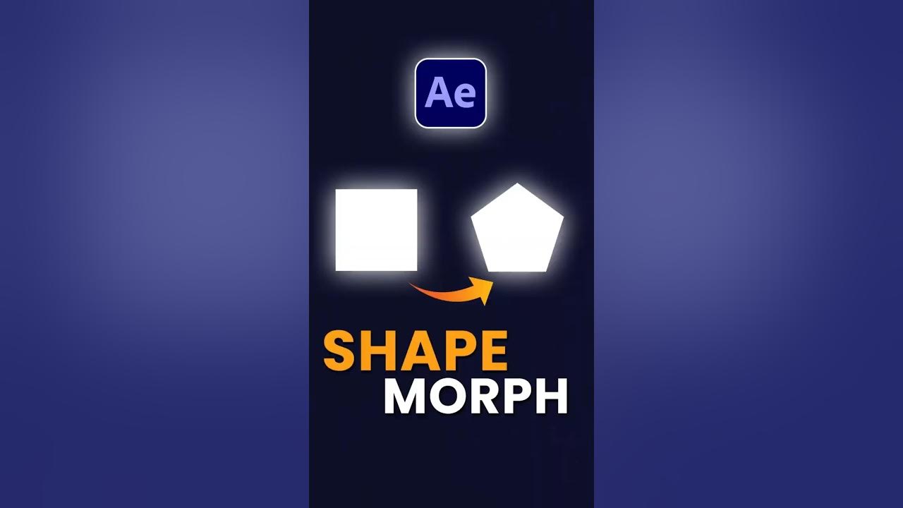 shape morph after effects | #tutorial #aftereffects - YouTube