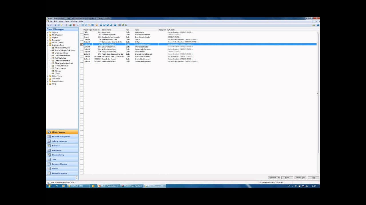 06 - Analyzing Tools Where Used- Object Manager Advanced - YouTube