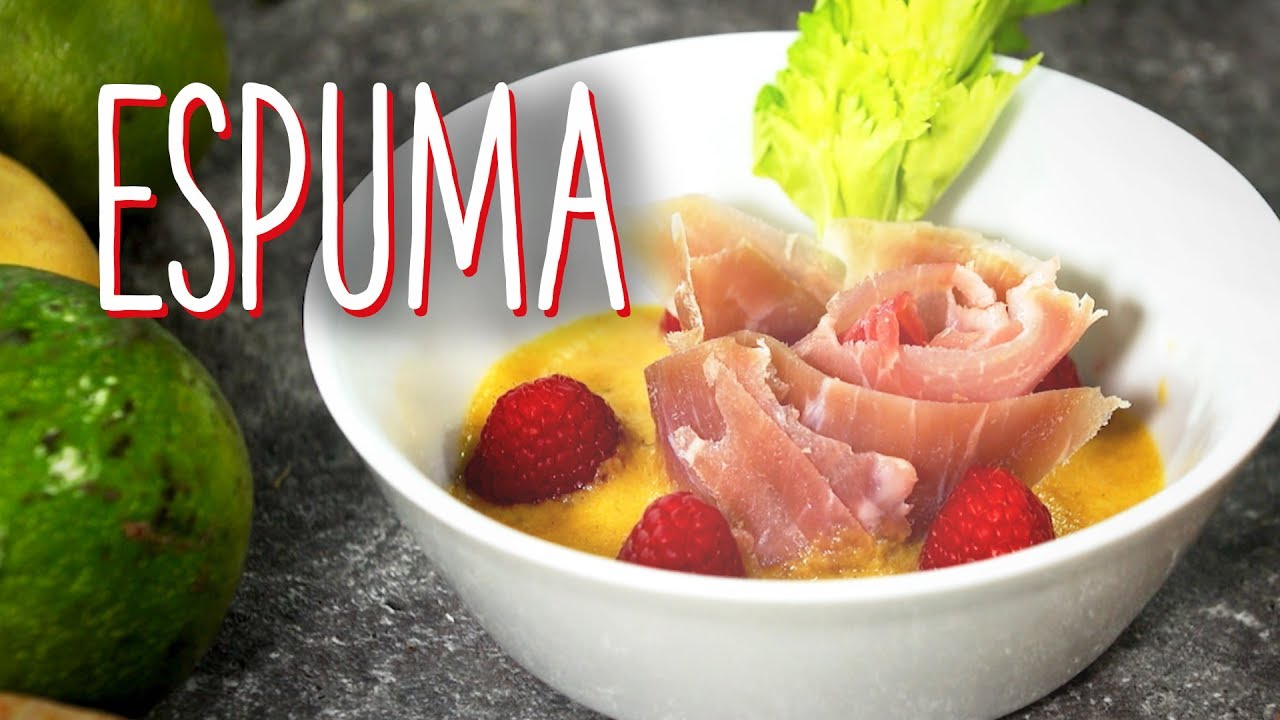 Espuma - perfekt für Dessert oder Vorspeise - YouTube