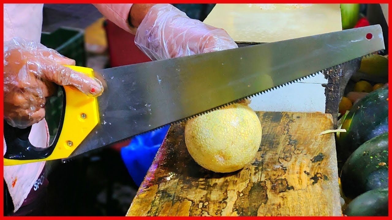 FRUIT NINJA of FRUITS | Amazing Fruits Cutting Skills | Indian Street ...