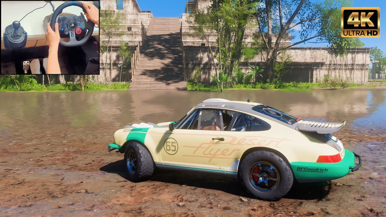 Porsche 911 "Desert Flyer" | Forza Horizon 5 | Logitech g29 gameplay ...