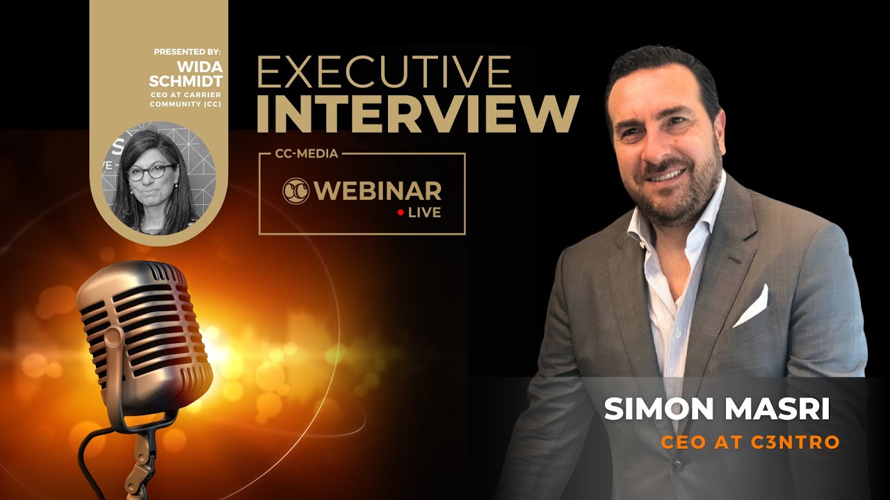 CC-Executive Interview with Simon Masri from C3ntro - YouTube