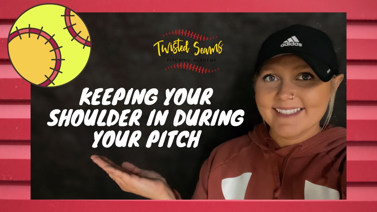 Keeping Your Shoulder in During Your Pitch -Softball - YouTube