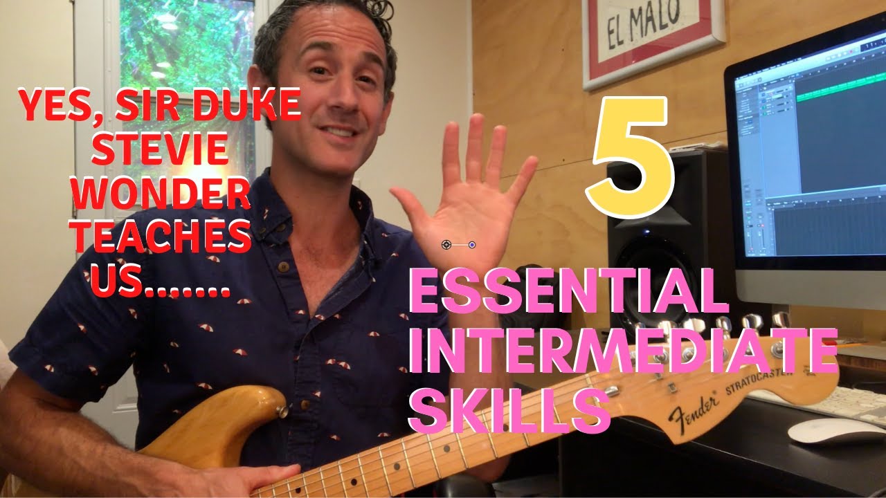 Sir Duke - Stevie Wonder - Guitar Tutorial (TABS) - YouTube