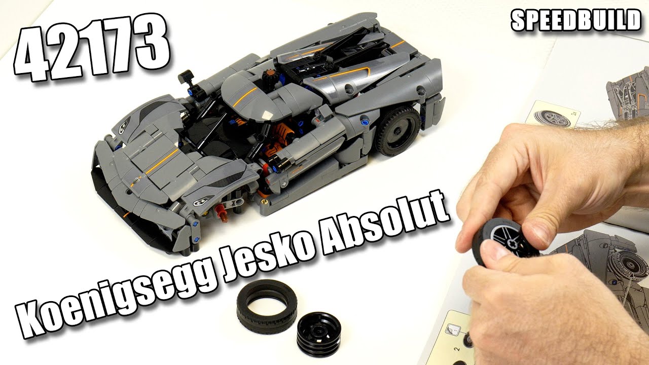 LEGO 42173 Speedbuild | LEGO Koenigsegg Jesko Absolut | Speed Build ...