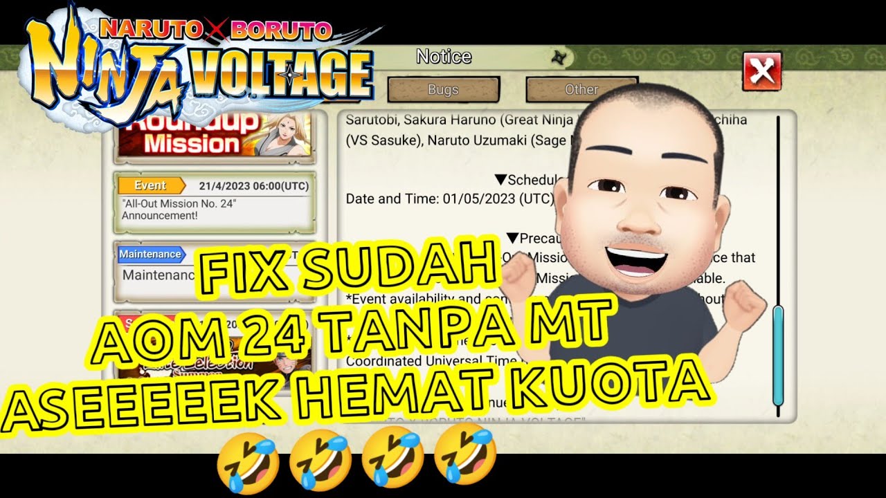 FIX SUDAH GUY'S ‼️ TANPA NOTICE MT AOM 24 HEMAT KUOTA 🤣🤣 ASEEEEEK 🤧🤧🤧 #nxbuhn #nxbnv - YouTube