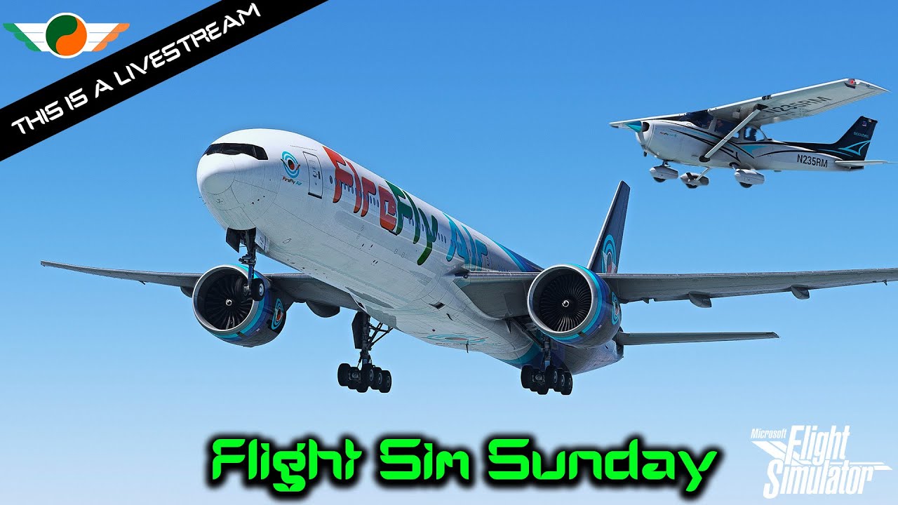 Flight Sim Sunday | 777 | KSFO - KLAX | C172 Airport in the sky! ️🛩️ - YouTube