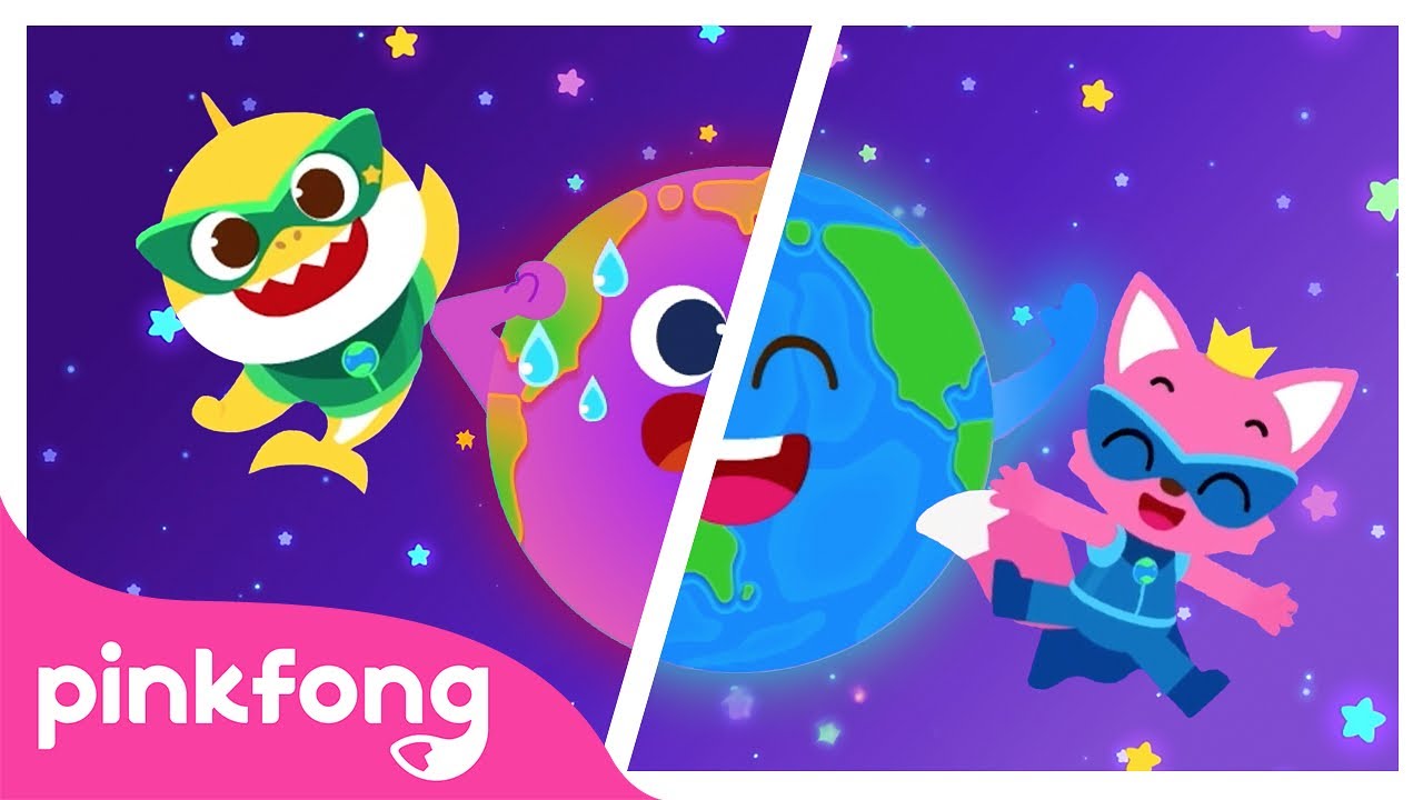 For Us, For Earth | Earth Day Compilation | Pinkfong Kids Song - YouTube