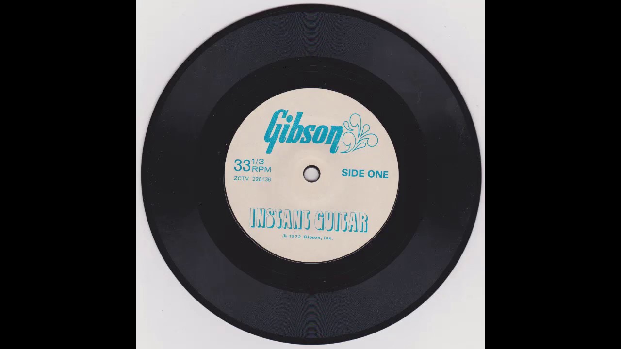 Gibson Instant Guitar 7" record with plenty of funky bits - YouTube
