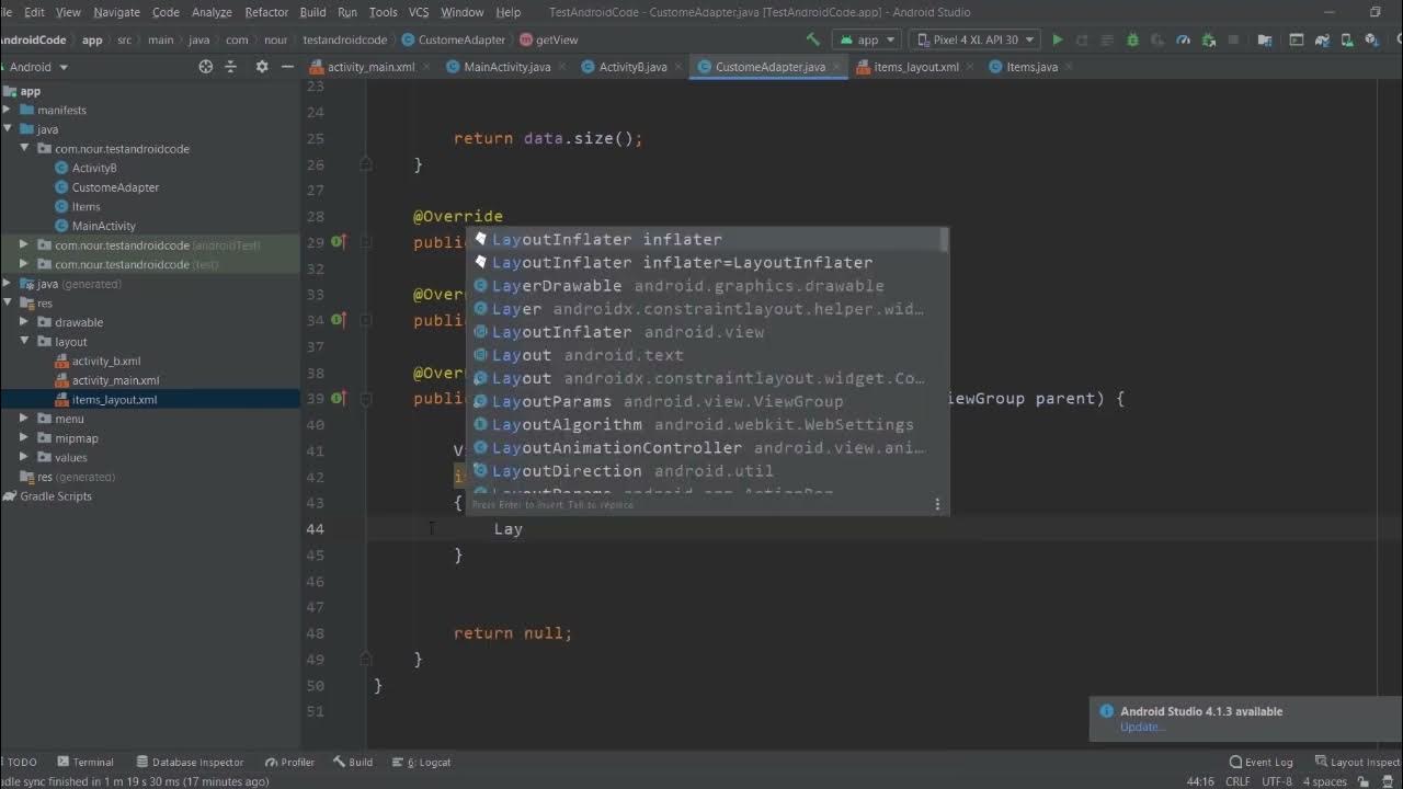 الدرس الثاني والاربعون | Android Custom Adapter Part 2 - YouTube