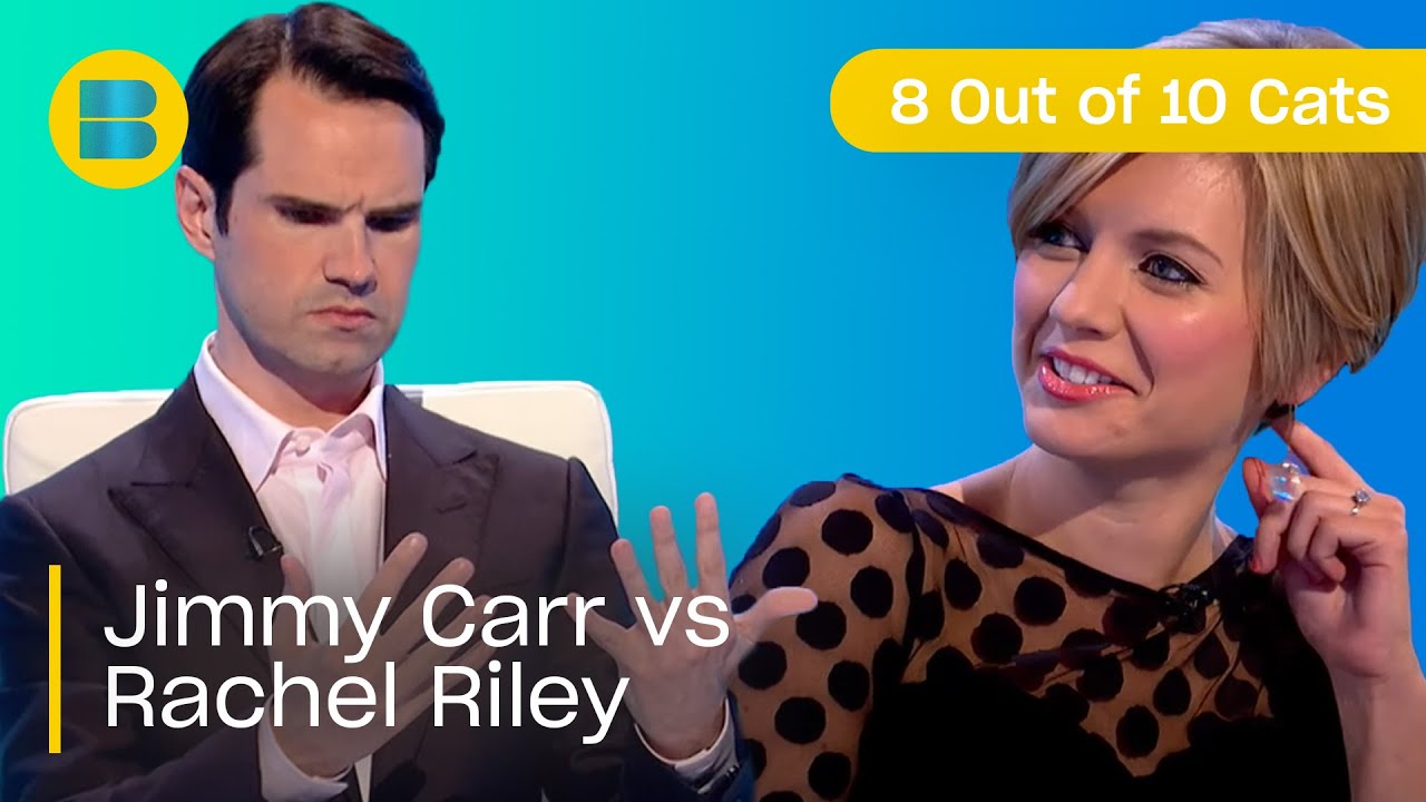 Jimmy Carr vs Rachel Riley | 8 Out of 10 Cats | Banijay Comedy - YouTube