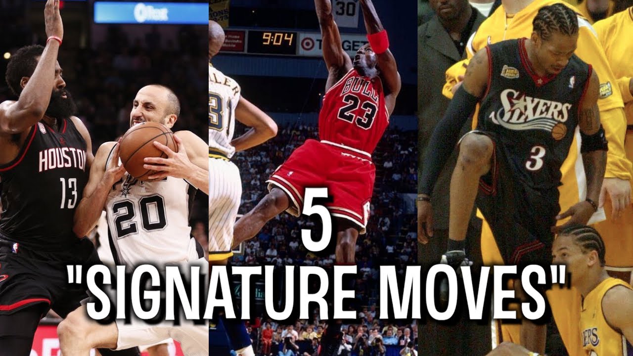 As 5 "SIGNATURE MOVES" mais famosas da história da NBA! - YouTube