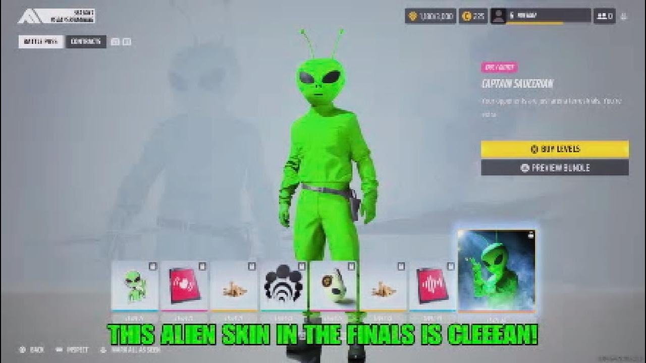 THE FINALS/THIS ALIEN SKIN LOOKS CLEEEAN! 🔥 - YouTube