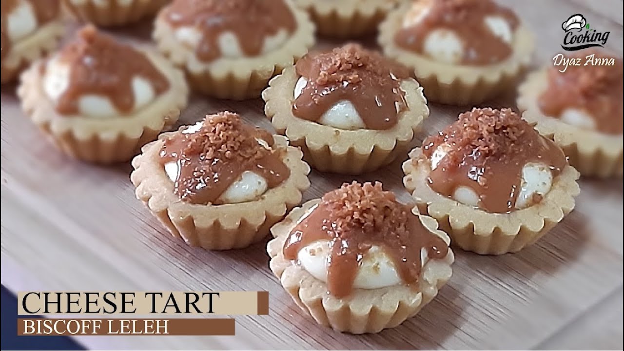 CHEESE TART BISCOFF LELEH | Mudah & Sedap | Boleh Untuk Jualan.. - YouTube