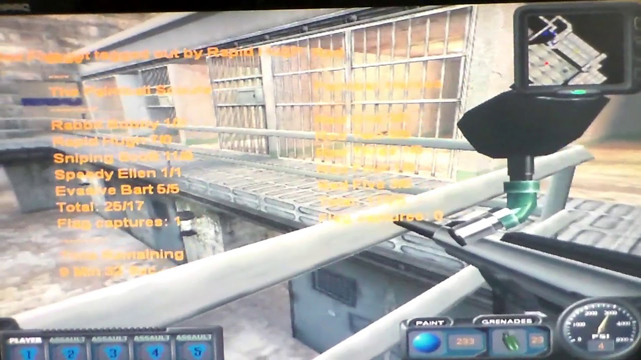 Extreme Paintbrawl 4 Part 3 Capture The Flag In The Prison - YouTube