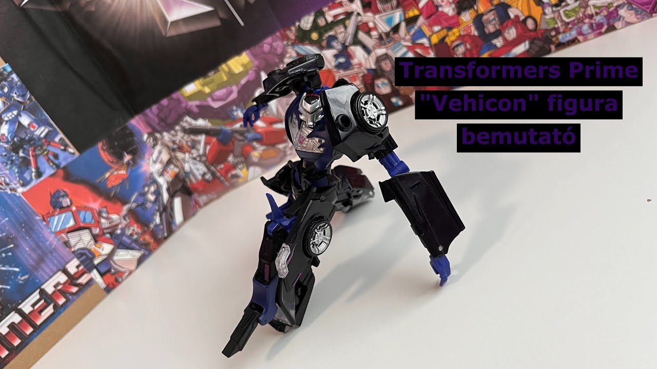 Transformers Prime "Vehicon" figura bemutató - YouTube
