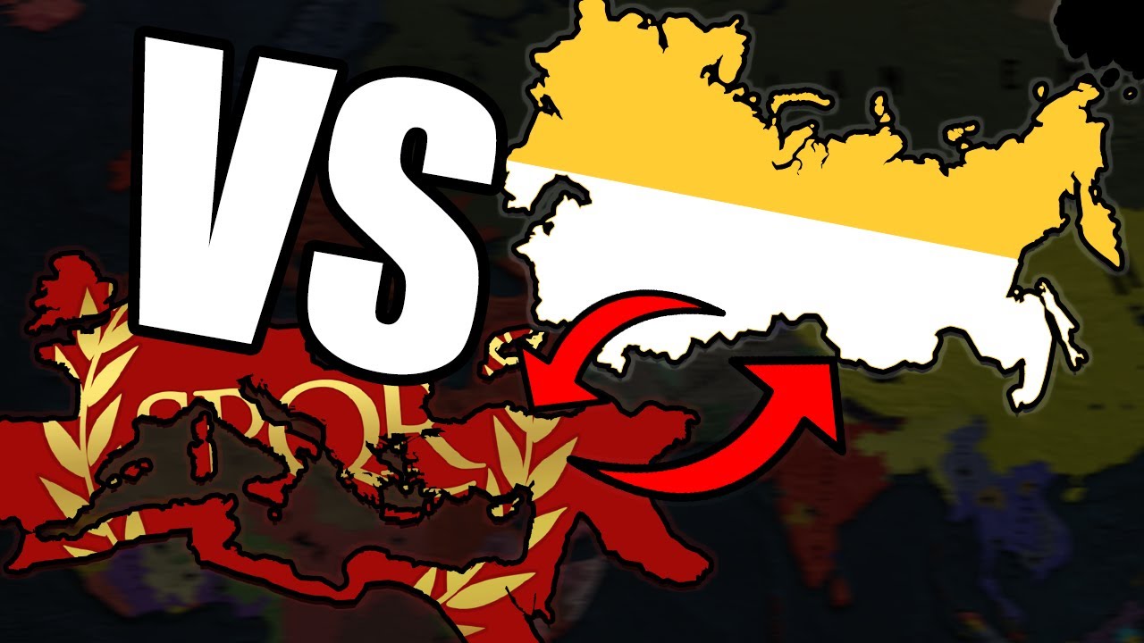 Roman Empire VS Russian Empire in Age of History 2! - YouTube