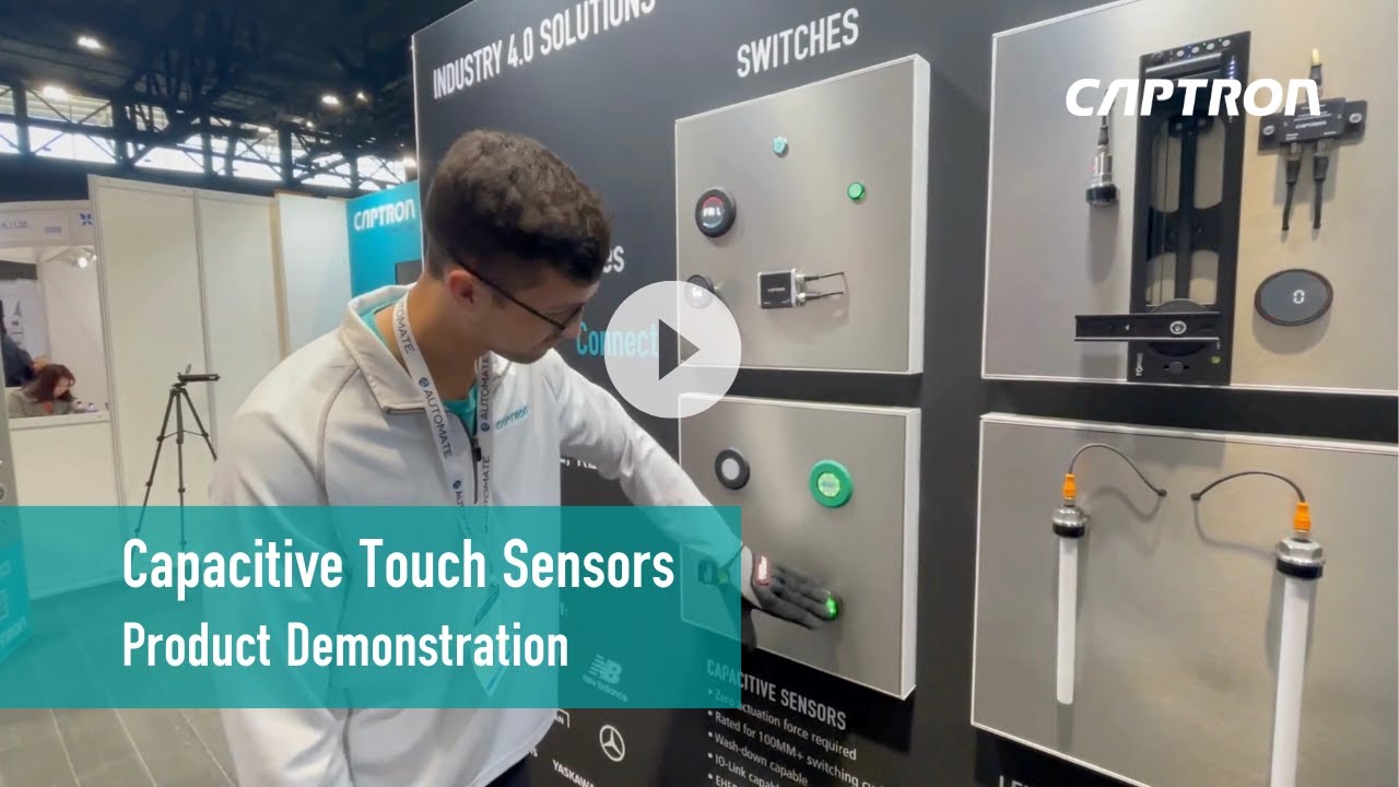 Glove it or leave it: CAPTRON Capacitive Touch Sensors and gloves - YouTube