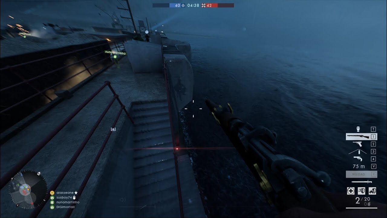 Jumping Into The Sea To Kill An Enemy! - YouTube