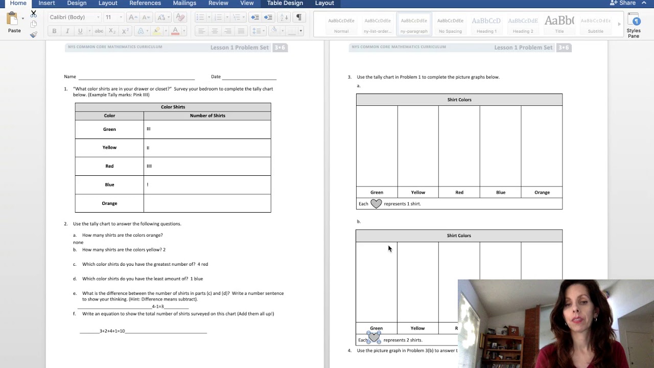 Module 6 Lesson 1 Problem Set - YouTube