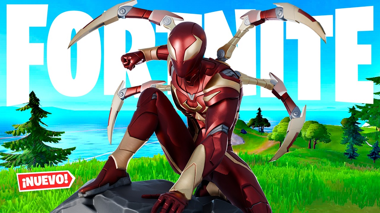 24 HORAS JUGANDO CON IRON-SPIDER EN FORTNITE *TEMPORADA 4* - YouTube