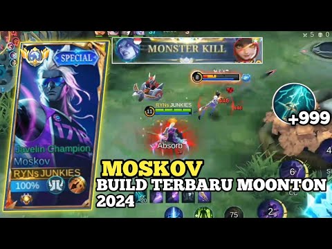 TOP GLOBAL MOSKOV‼️BUILD TERBARU DARI MOONTON 2024 DAMAGE SAKIT BANGET-MLBB#moskovtiktok - YouTube
